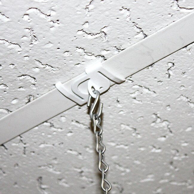 Secure Metal Twist Ceiling Loop Clip with 3/16in Dia Hole | CH-7021