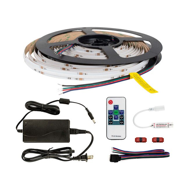 10MM Wide LED Tape Flexible Strip Lighting Kit | RGB Colors | 24V IP20 ...