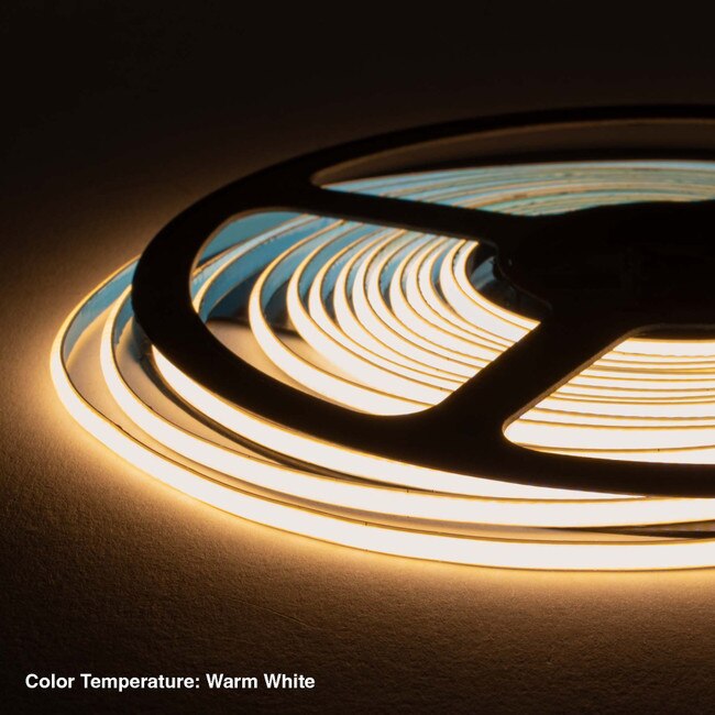 LED Tape Flexible COB Strip Lighting Kit| 24V IP20 UL Kit with Power ...