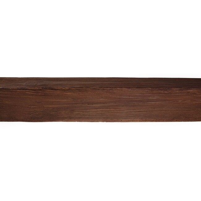 8-1/8in W x 6in H | Polyurethane Classic Raised Grain Faux Wood Beam ...