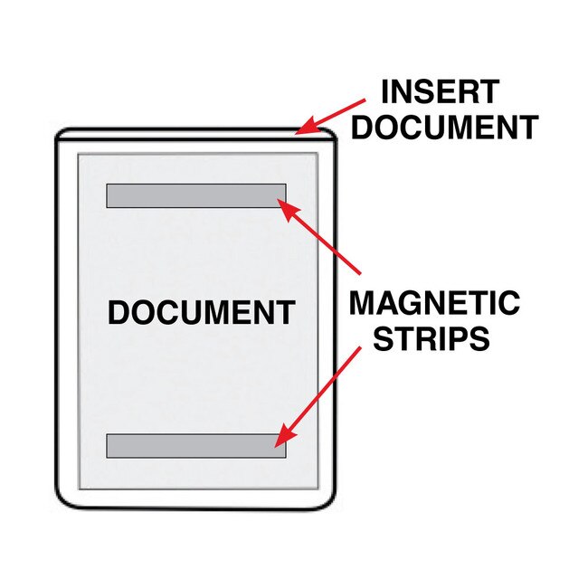 Warehouse Label and Magnetic Label Holder 5in W x 6-3/4in L | CVP-019 ...