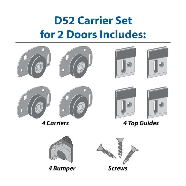 Carrier Kit For D52 For 2 Doors