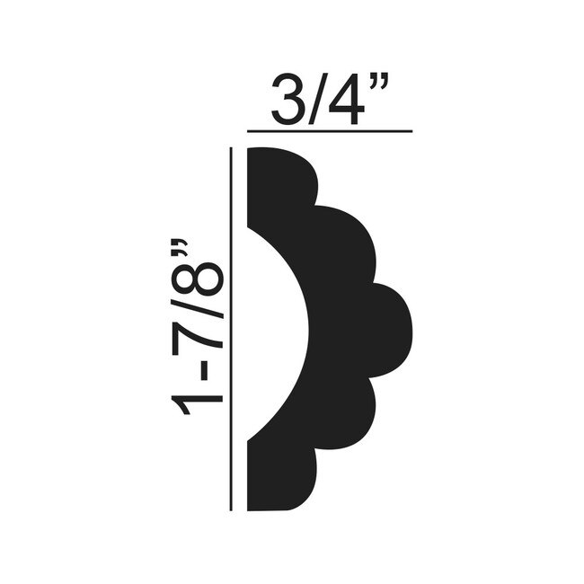 Corner Panel Moulding Accessory 18in H x 16in W | DEM-314-L/R