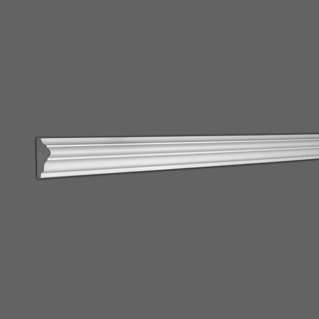 Plastic Wall Trim Moulding 2in H x 1in Proj | ZZ-DEM-416