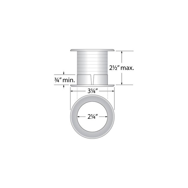Dually Grommet 2-1/4in Dia |DG25