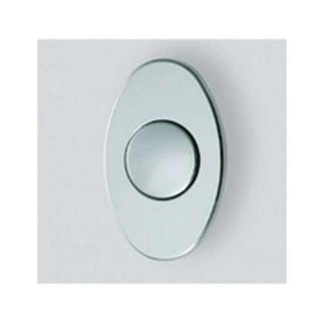 Sugatsune Chrome Zinc Alloy and ABS Oval Push Knob Latch | DPL-OV-CR