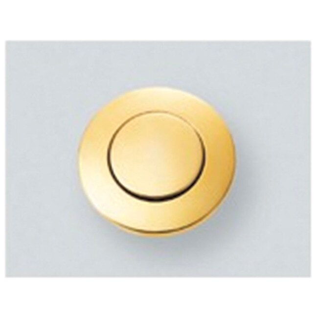 Sugatsune Gold Zinc Alloy and ABS Round Push Knob Latch | DPL-RO-G