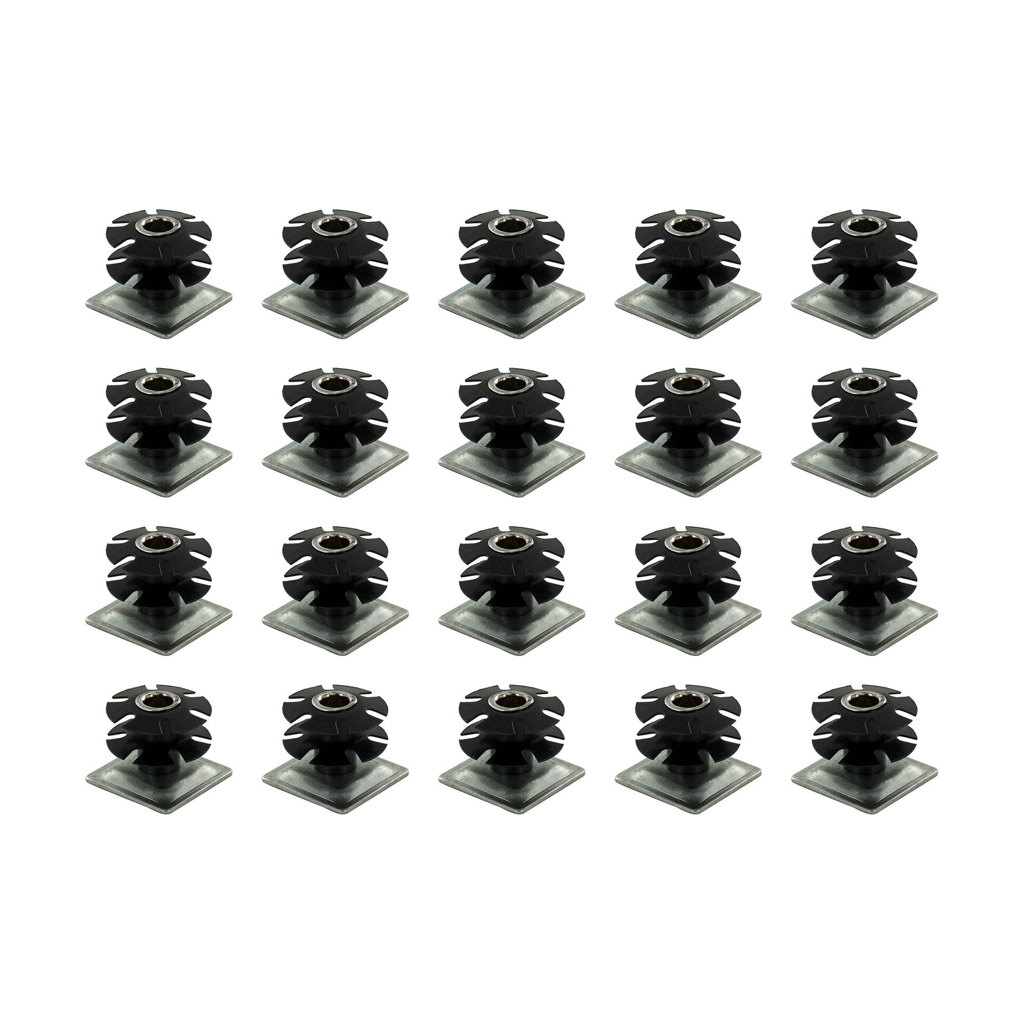 Casters 3 Inch Insert Heaters Outwater Industries Double Star Threaded ...