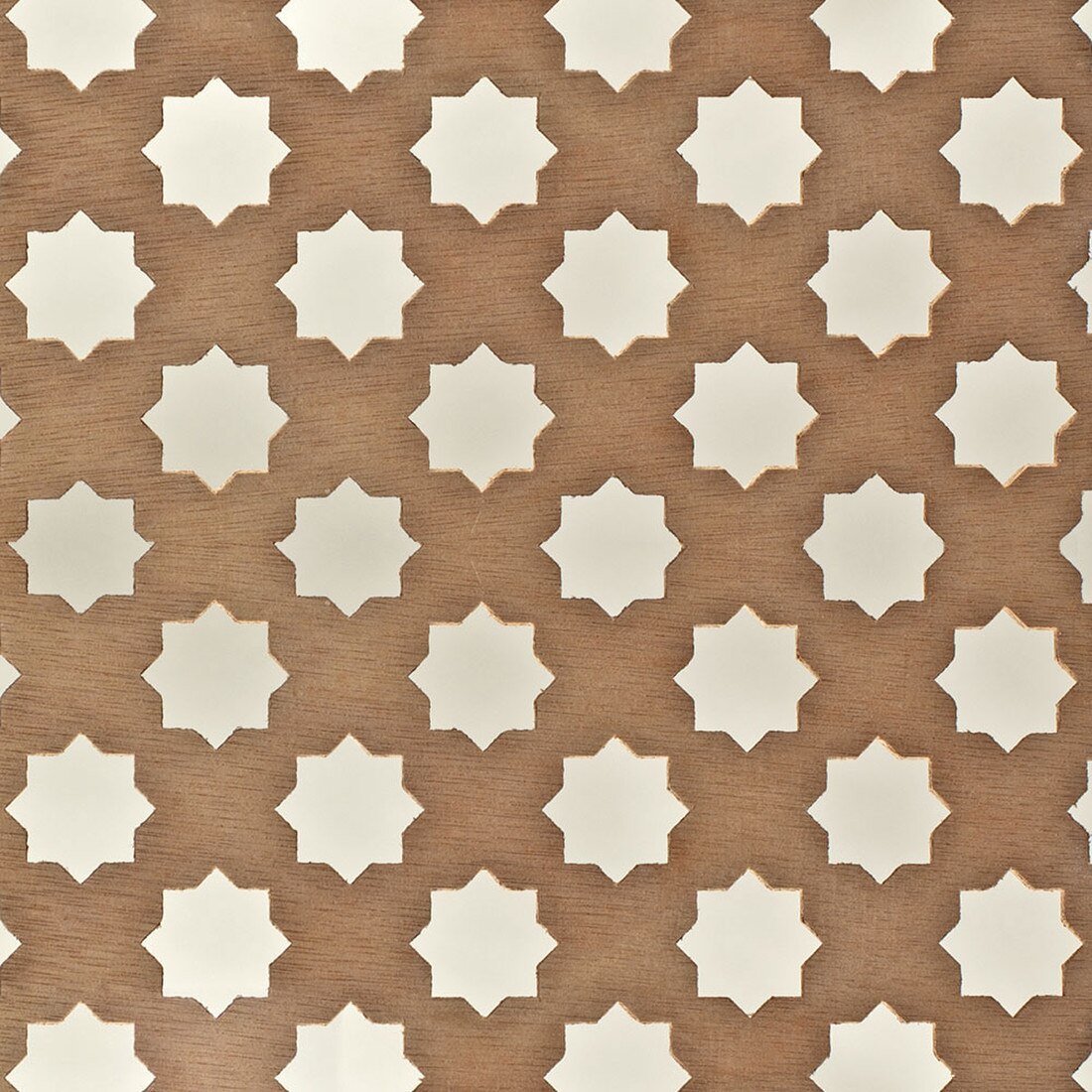 6ft W x 2ft H Decorative MDF Screening Panel 30% Open | DSP55-NAT Series