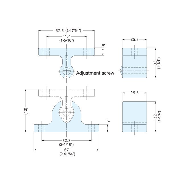 Sugatsune Adjustable Knuckle Catch | ESO-6732/BLK Series | ESO-6732/BLK