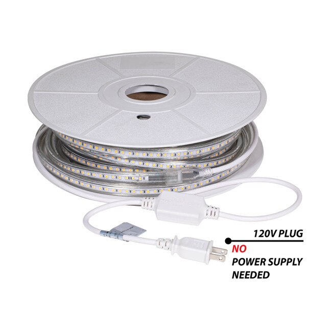 120V LED Free Cut Maxx Strip Light | 5/8" Wide | Warm or Cool White ...