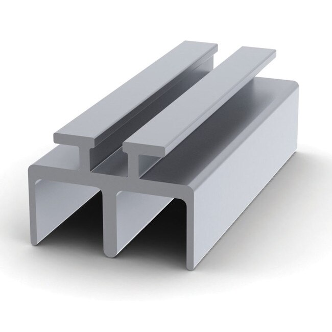 24mm Wide Sliding Door Track for FOGA System | 1/4" Panels | Clear ...