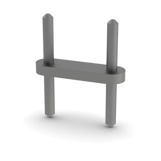 Double Connecting Spigot for FS21 Hinge Profile | FOGA System | Silver ...