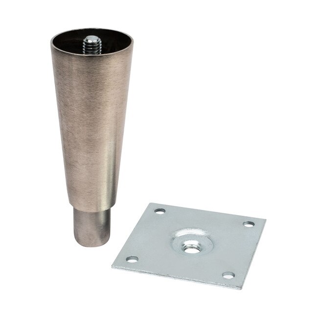 Commercial Appliance Leg 6in H with 3-1/2in Square Removeable Mounting ...