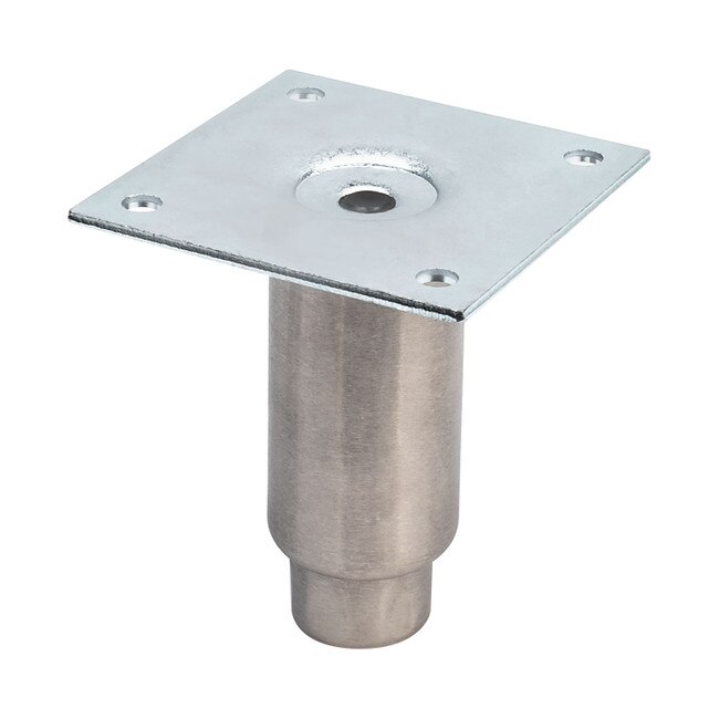 Commercial Appliance Leg 4in H with 3-1/2in Square Mounting Plate | HDW ...