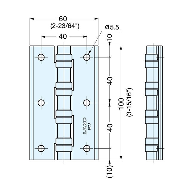 Sugatsune Clean Room Hinge | HG-CV100 Series | HG-CV100