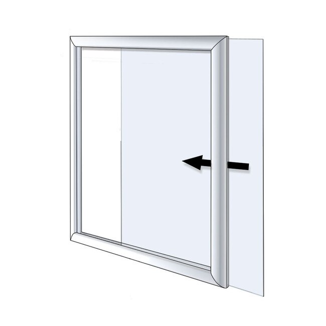 Single Sided Slide In Frame Silver Anodized | HGR-SL-PARENT