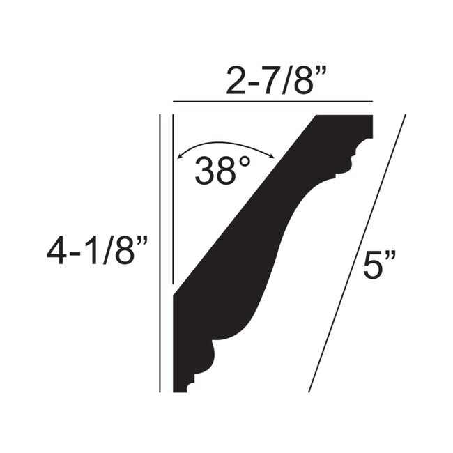 Hand Carved Wood Moulding Scroll 8ft Long | ZZ-HW-SCROLL-CRN