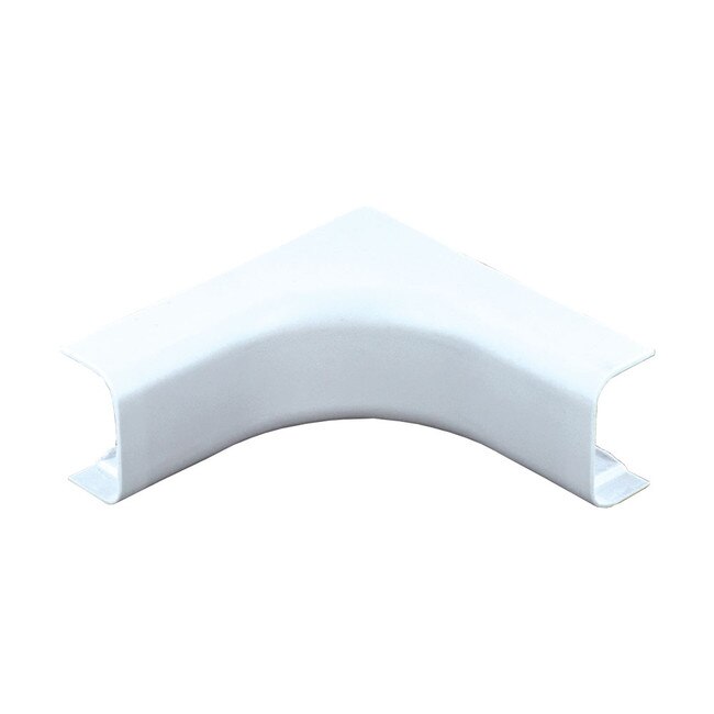 White Plastic Inside Corner for Wire Hider or Snap Latching Duct ...