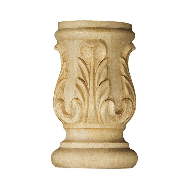 Carved End Base 2-1/4in W x 3-5/8in H | JB-ECB150