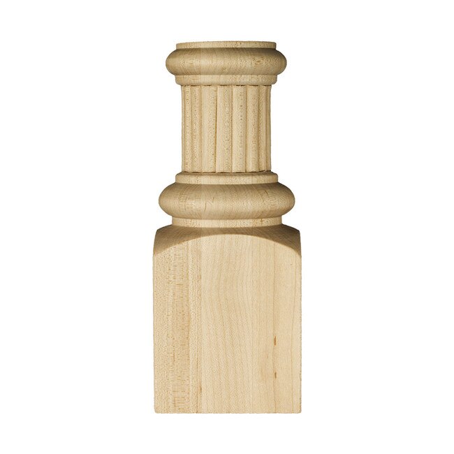 Reeded End Block 2-5/8in W x 6-5/8in H | JB-REB150