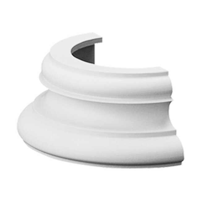 Orac Decor Half Column Base 12-5/8in W x 4-7/8in H | K1151