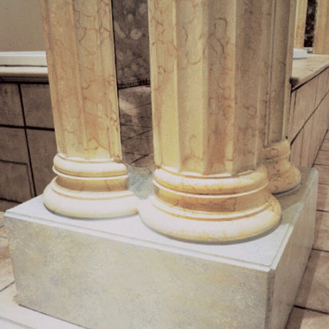 Orac Decor Half Column Base 12-5/8in W x 4-7/8in H | K1151