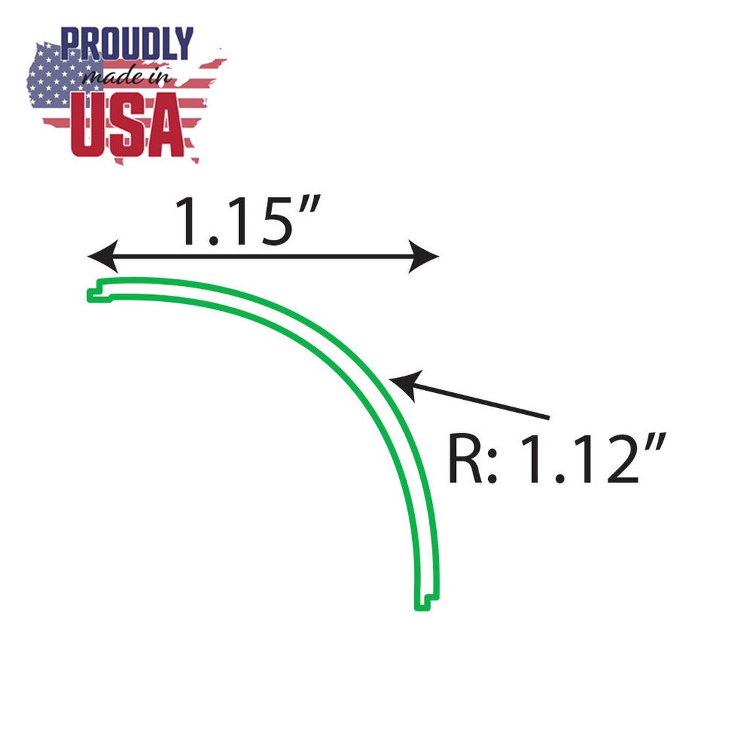 Channel Lens 8' Length | L-TASK-7DLENS-WH