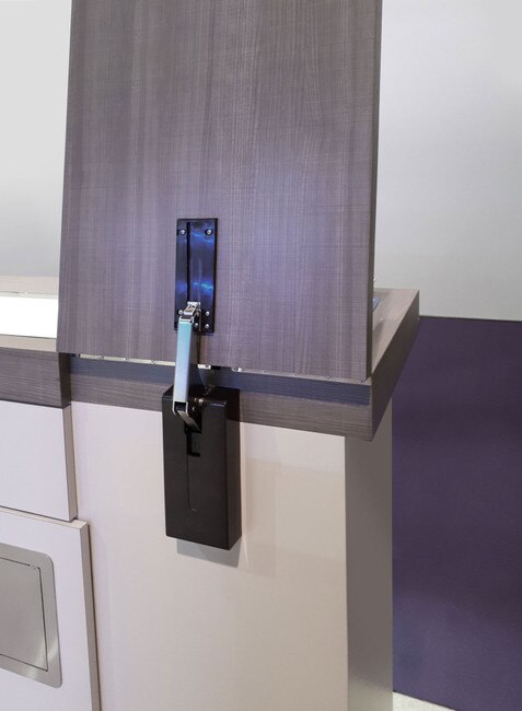 Sugatsune Heavy Duty Lift Assist Damper With Piano Hinge | LADH-50 ...