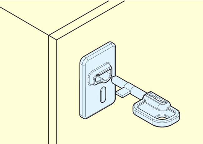Sugatsune Quick Release Panel Latch | LC-PK32-K Series | LC-PK32-K