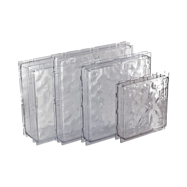 Interlocking Acrylic Block Design Wave Pattern | LCB-CW
