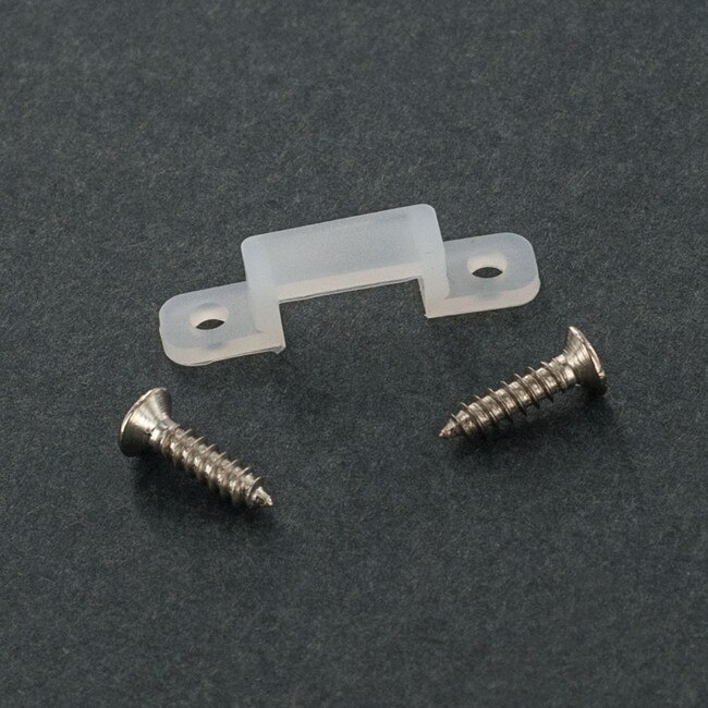 Silicone Mounting Clips with Screws | LED-3528-MC