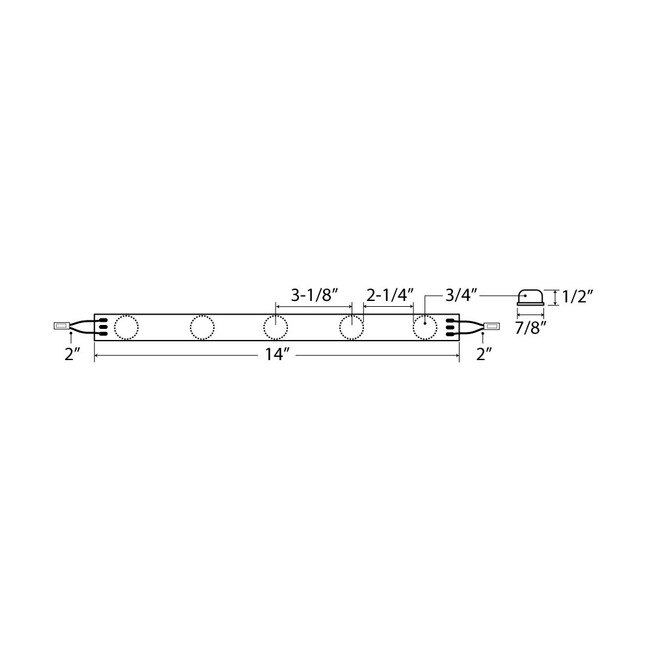 SEG Light Box 14" Length | LED-FBF14-CW