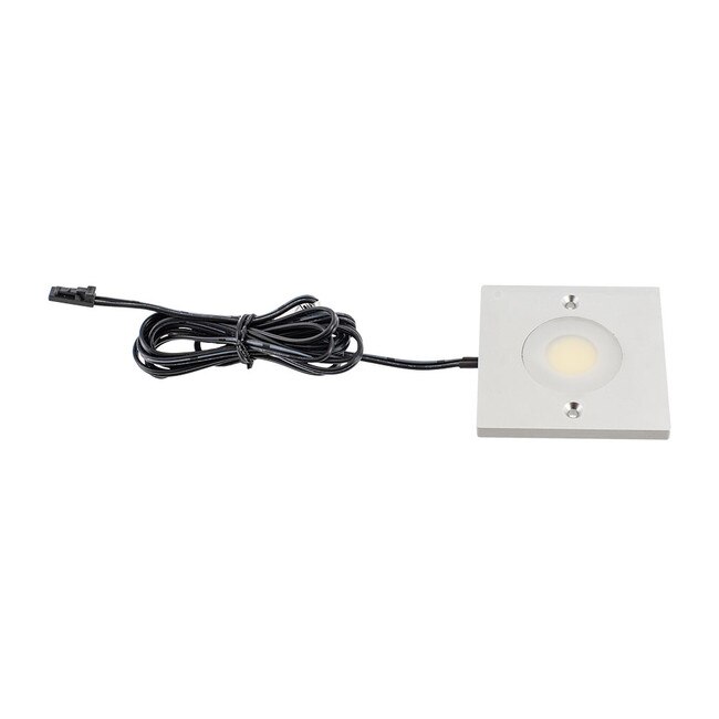 2-5/16" Square Diameter Puck Light 3.5 Watts | 12V UL | Satin Aluminum ...