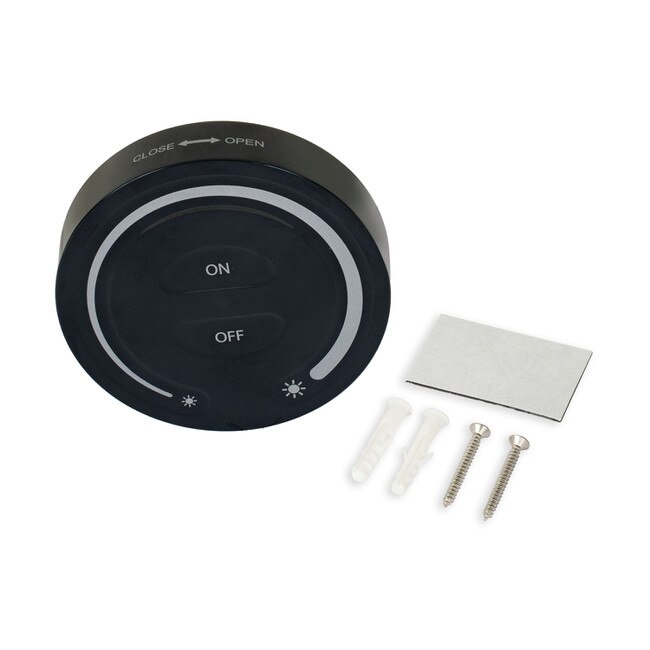 12V/24V Round LED Dimmer Controller Black