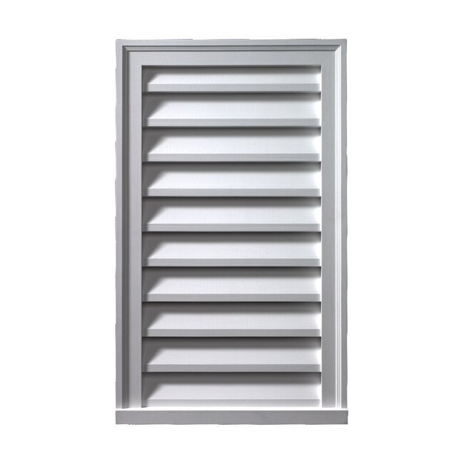 36" High x 18" Wide Decorative Vertical Louver