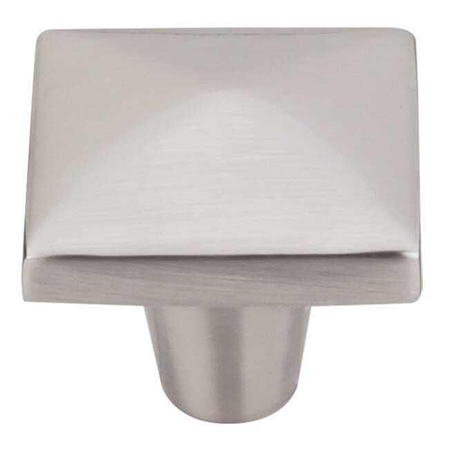 Aspen Ii Square Knob 1 1/2" Brushed Satin Nickel