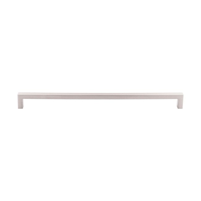 Square Bar Pull 17 5/8" C/C Brushed Satin Nickel