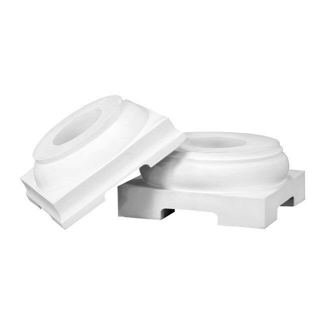 Tuscan Cap and Base Set For 8in Round Fiberglass Column | MC-08
