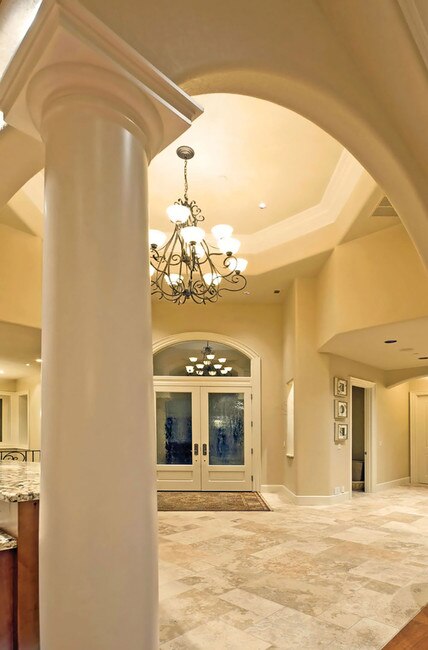 Contemporary Cap and Base Set For Non Tapered Fiberglass Columns 10in ...