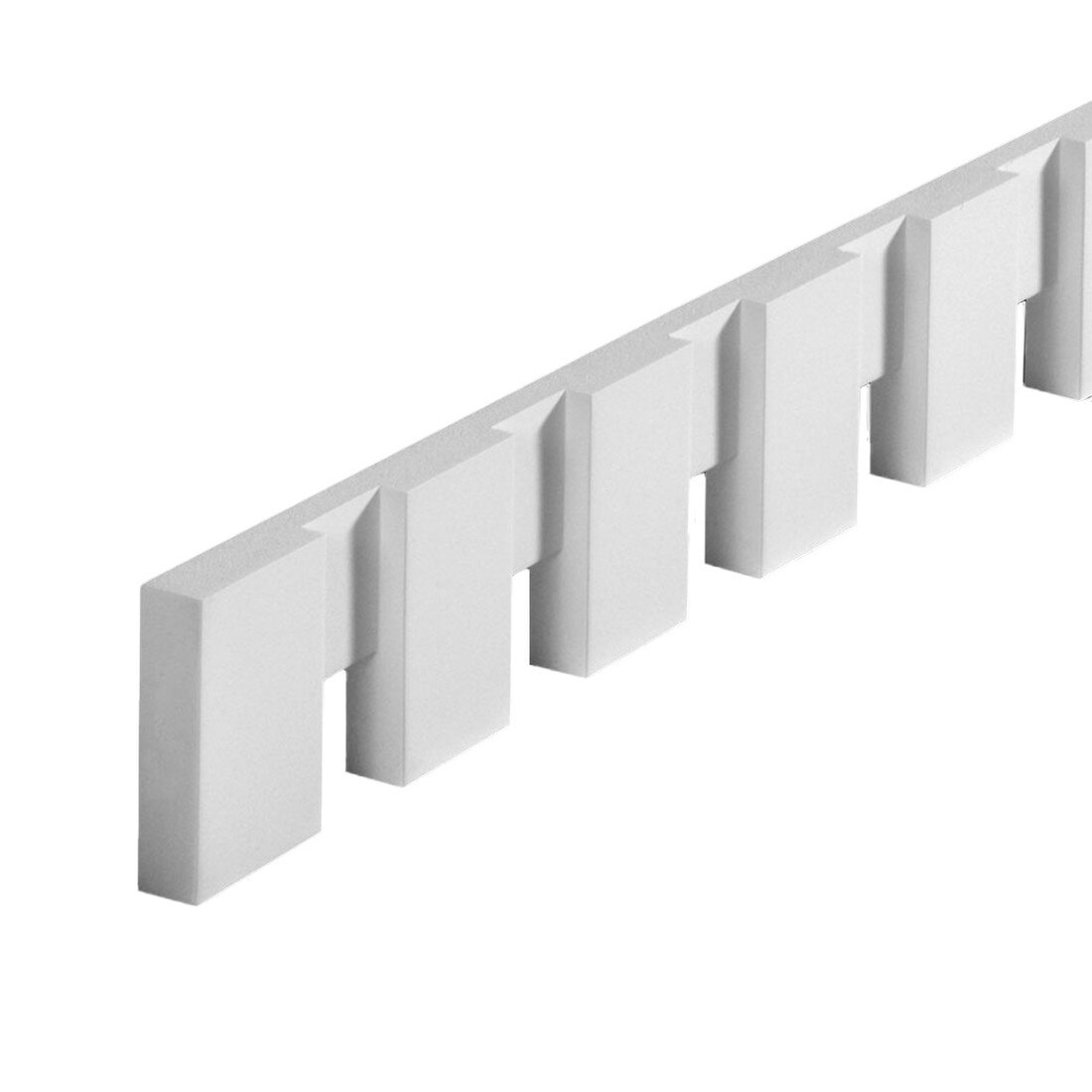 Dentil Block Moulding 8'3-3/4" Length