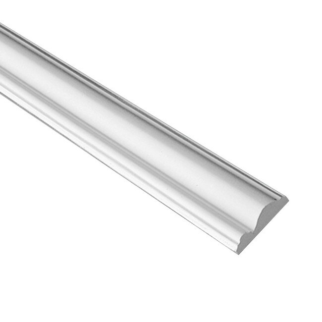Plastic Wall Trim Moulding 4-3/4in Face x 3-1/2in H x 3-1/4in Proj ...