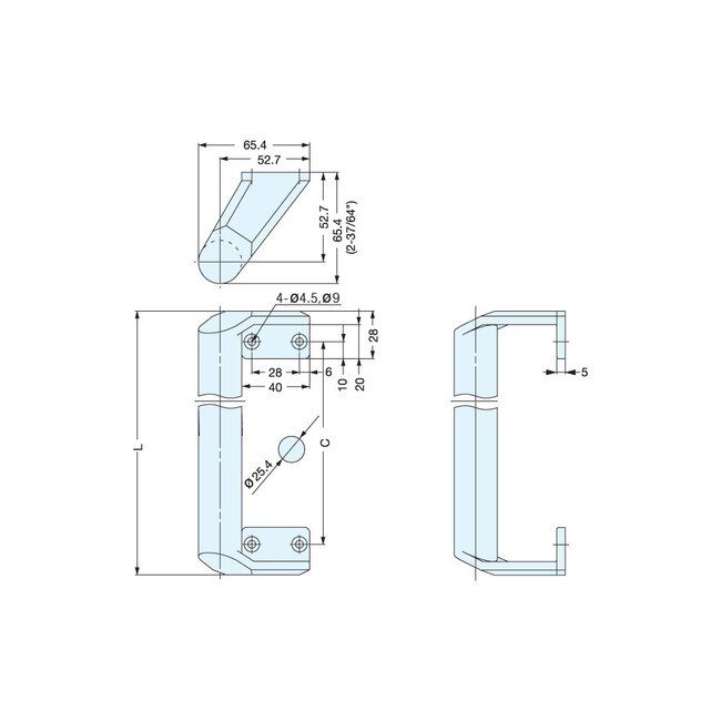 Sugatsune Handle | MP-750SU