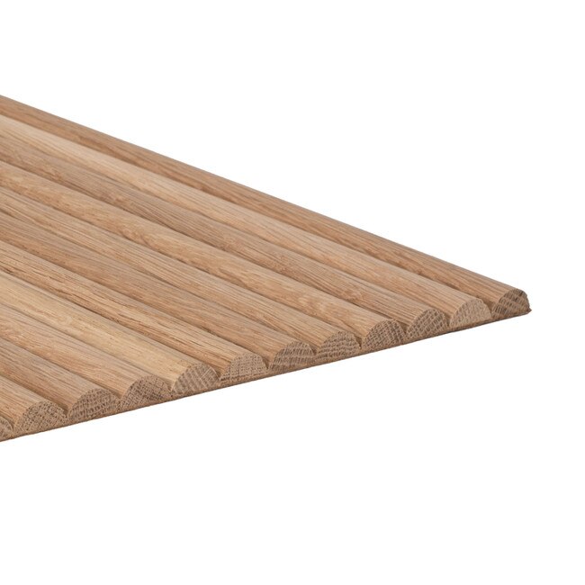 1' Wide x Nominal 8' HighUnfinished Solid Wood Tambour Sheet 3/4" Half ...