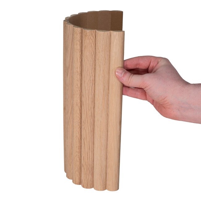 1ft Wide X 8ft High Unfinished Decorative Tambour Sheet 1" Half Round ...