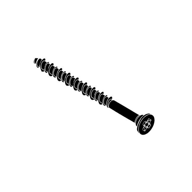 HI-LO Funnel Head Pozi Screw 8mm x 45mm | OP-0077