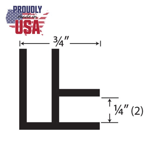 Clear Plastic Corner Channel 1/4in | P2718
