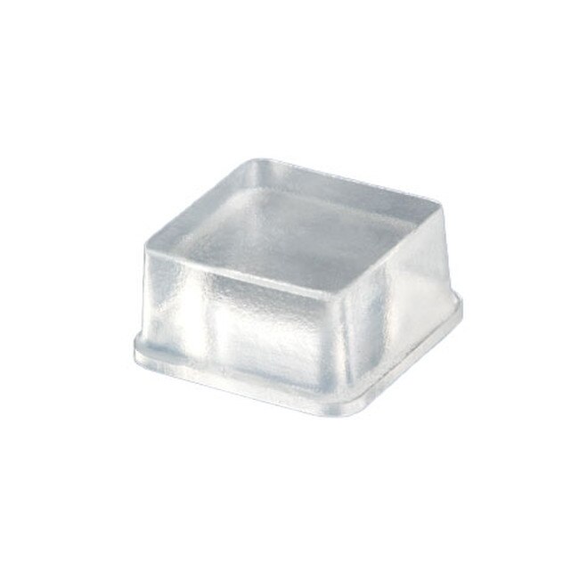 Clear Square Polyurethane Bumper with Adhesive .78in H x .38in W | PAB ...