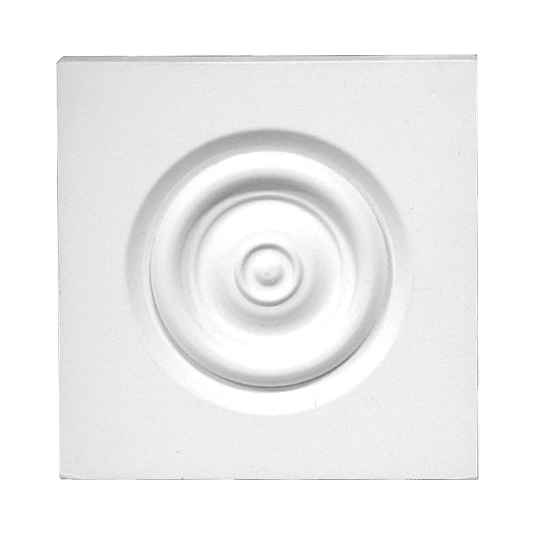 5-5/8" Square x 1-1/8" Projection Rosette Plinth Block