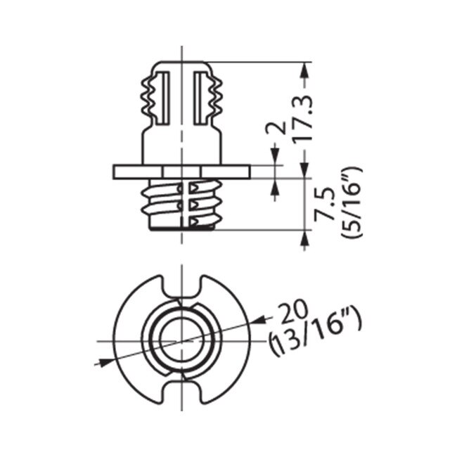 Sugatsune Panel Clip -Vario Self Tapping | PC-VM1